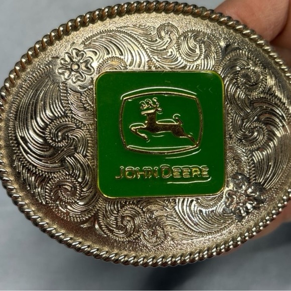 John Deere | Accessories | John Deere Green And Gold Belt Buckle | Poshmark
